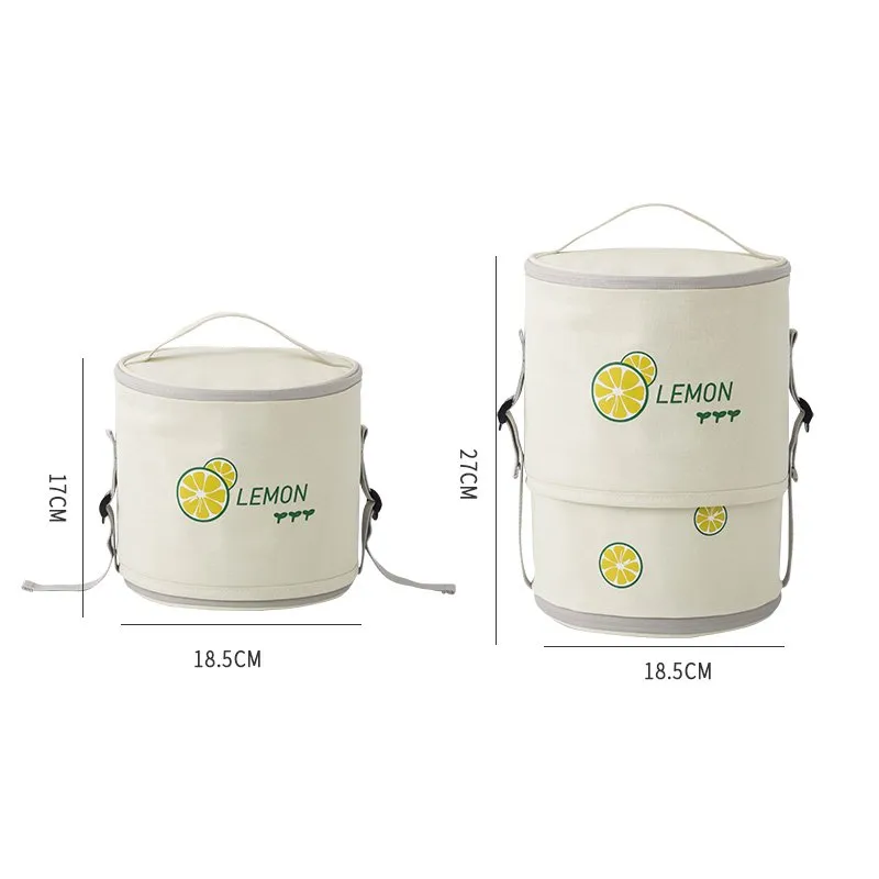 Wholesale Custom Product Design Round Lunch Bag