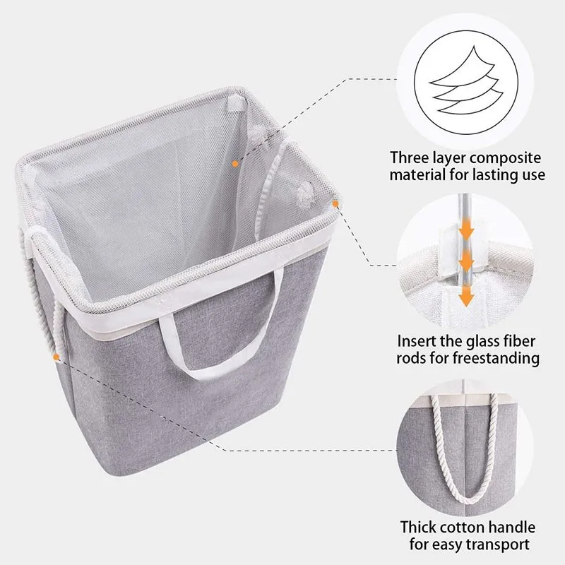 Wholesale Custom Collapsible Laundry Basket