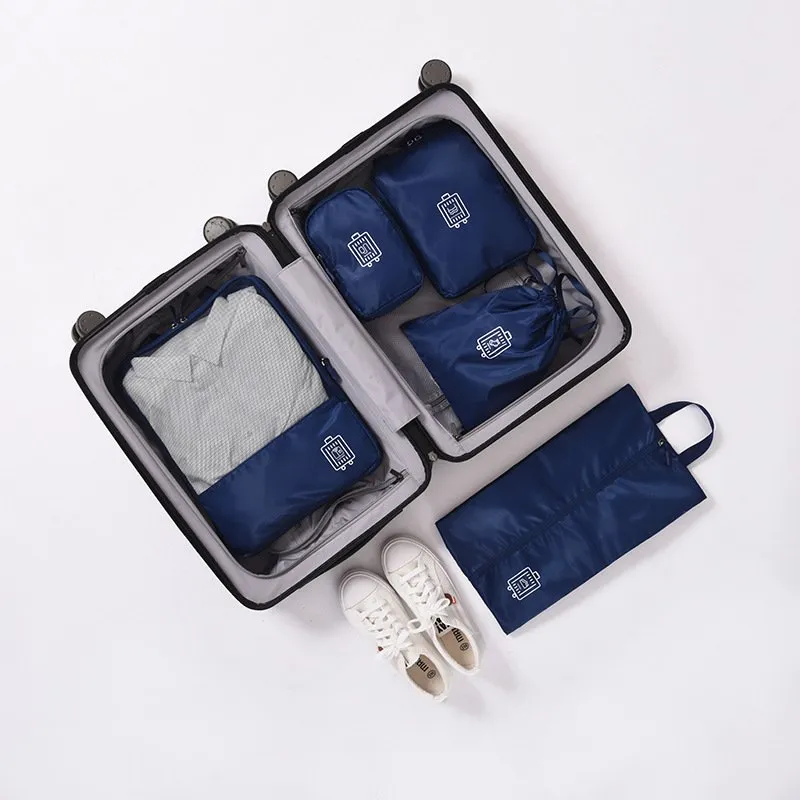 Wholesale Travel Set 5pcs Luggage Package Organizers Accept Customized Logo