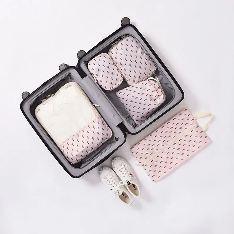 Wholesale Travel Set 5pcs Luggage Package Organizers Accept Customized Logo