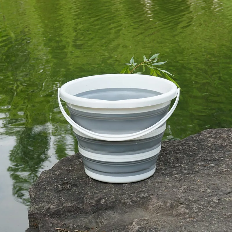 Wholesale Wholesale 5L Square Retractable Portable Folding Bucket