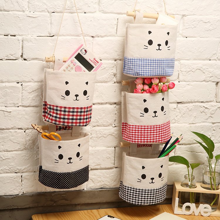 Wholesale Wall Hanging Organizer Basket with Pockets - One-Stop China ...