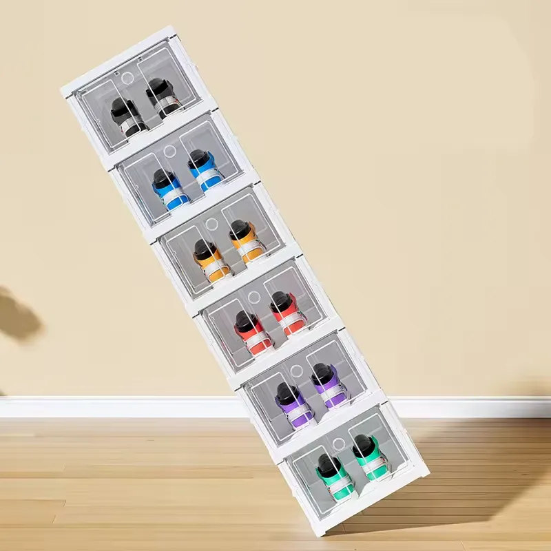 Wholesale Home Combination Foldable Shoe Box Rack Shoe Display ...